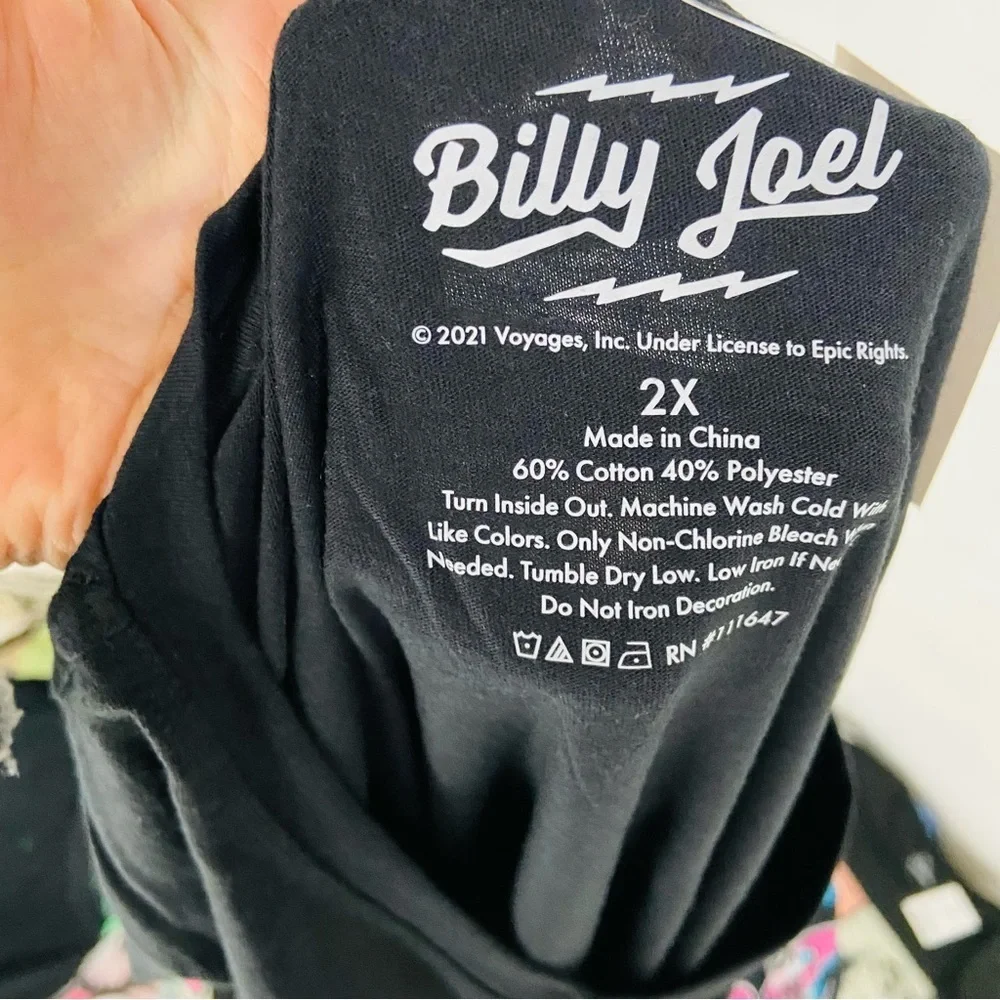 Billy Joel | Tops | Nwt Billy Joel Jet Black Piano Man Live In Concert ...